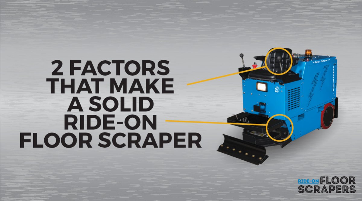 2 FACTORS THAT MAKE A SOLID RIDE-ON FLOOR SCRAPER – Diamond Tool Store