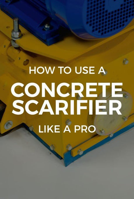 HOW TO USE A CONCRETE SCARIFIER LIKE A PRO – Diamond Tool Store