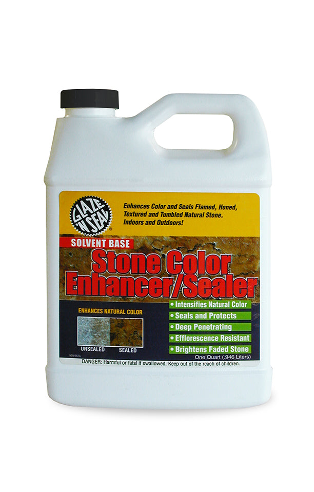 Stone Color Enhancer Solvent | Glaze 'n Seal | Sealer | Color Enhancer ...
