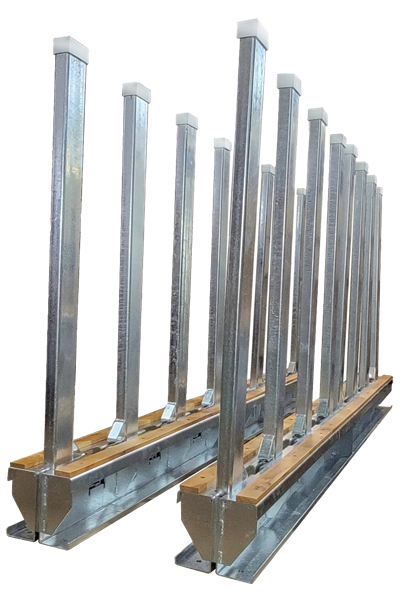 Weha Buffalo Slab Rack 10' Length 16 Posts | Granite and Stone Storing ...