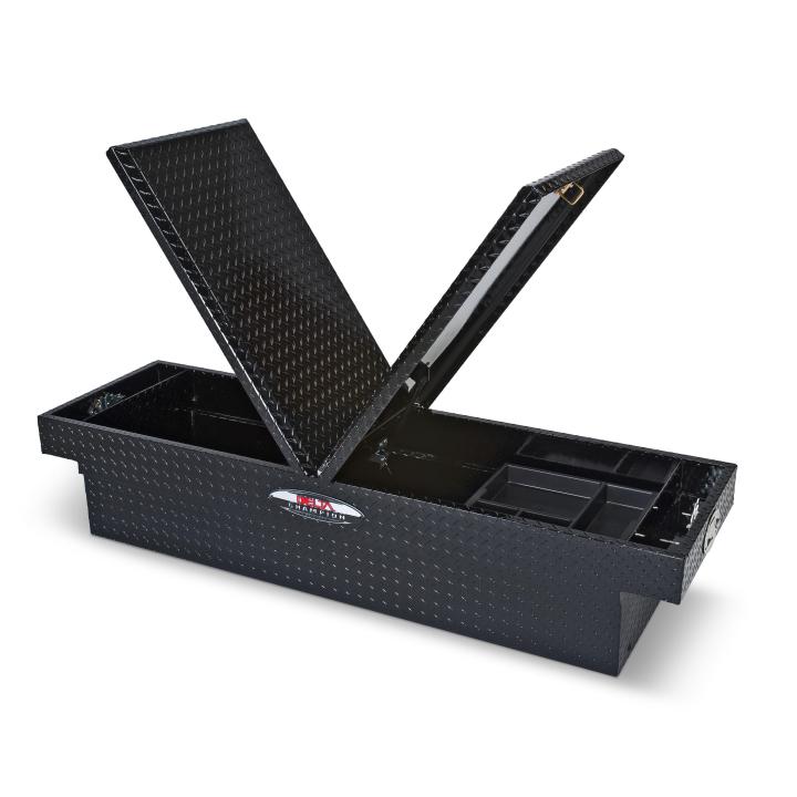 Gear-Lock Black Aluminum Mid-Lid Full-size Crossover Truck Box | JoBox ...
