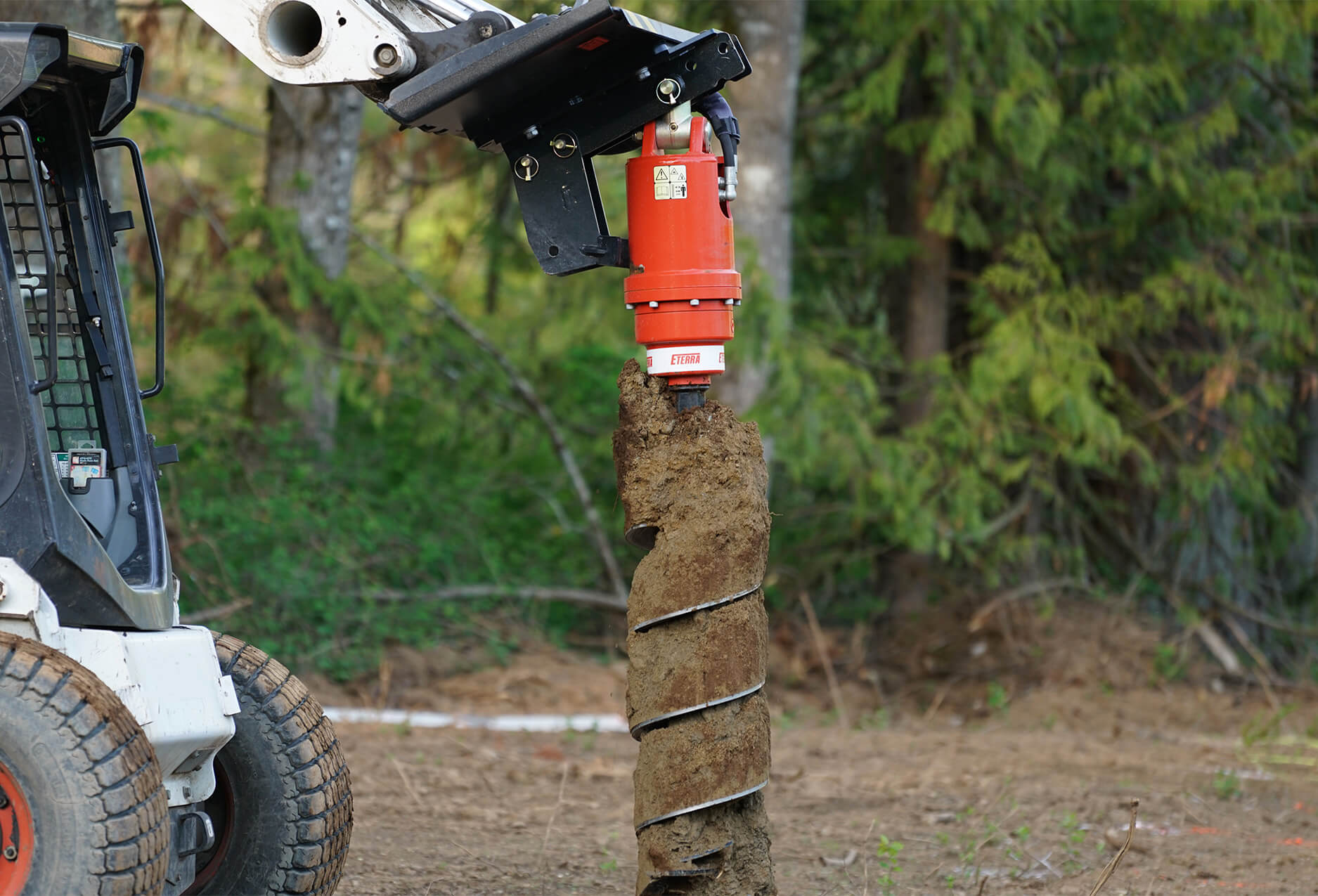 Auger Drive Attachment (Skid Steer) | Eterra | Auger System | Attach ...