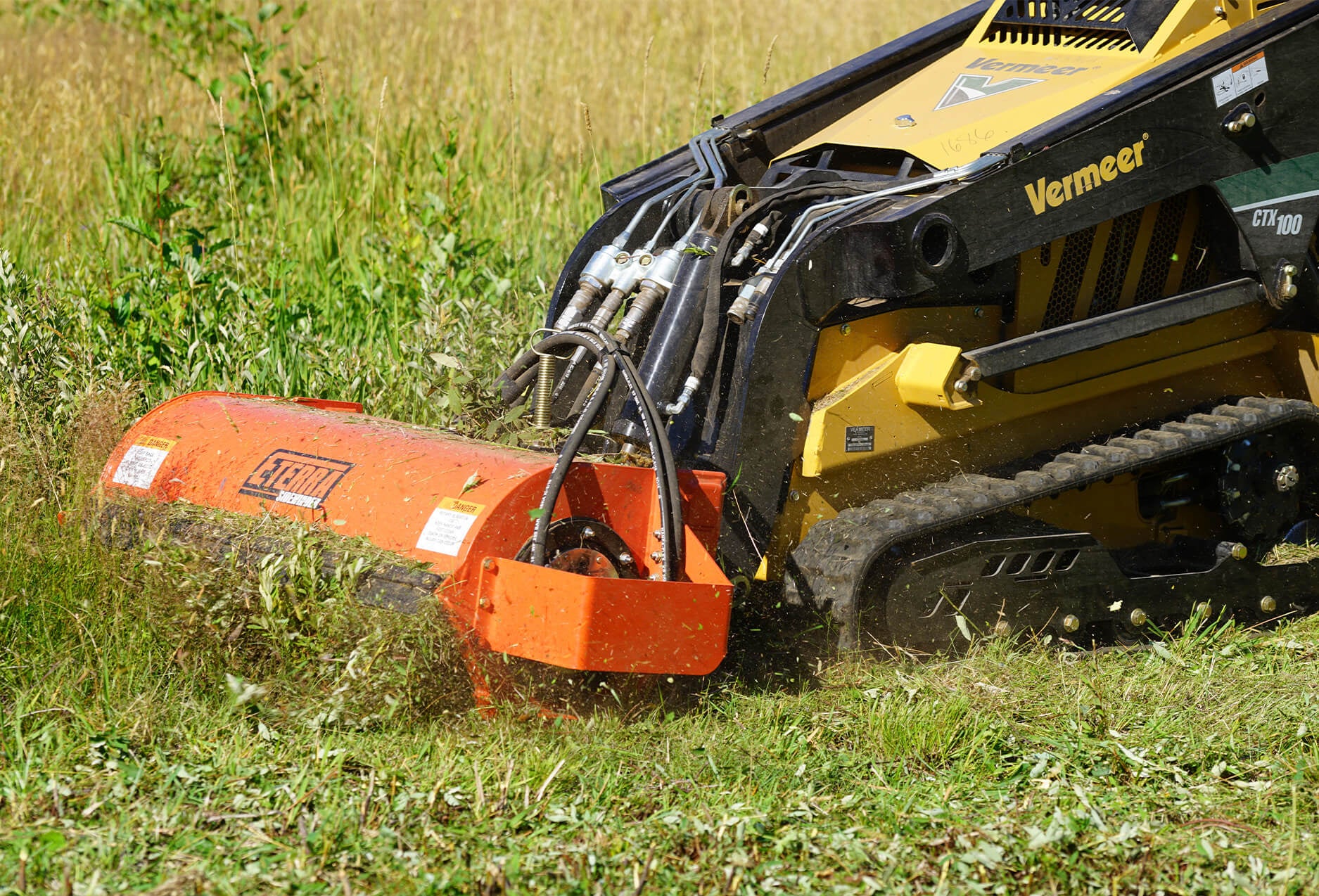 SIDEWINDER 36" MINI SKID STEER FLAIL MOWER ATTACHMENT | Landscaping ...
