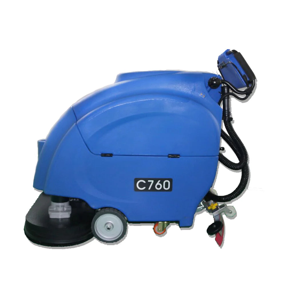 30 Inch Dual Floor Scrubber | 22 Gallon Tank | Auto Scrub Machine ...