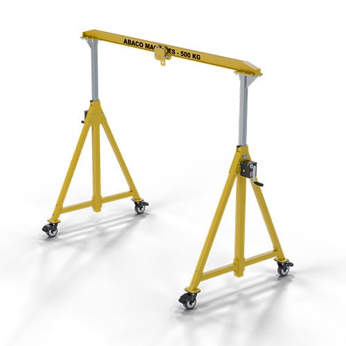 ABACO EASY ADJUSTABLE CRANE – AEAC500/1000 | Mobile Gantry Cranes ...