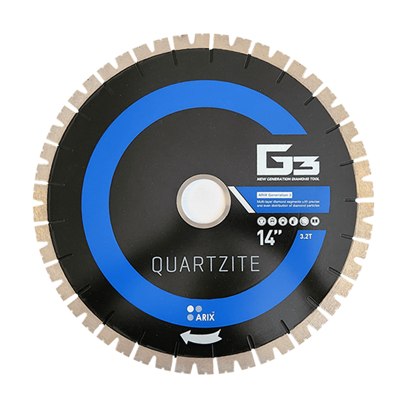 ARIX G3 3-Notch Blue Blade | Granite Blades | Quartz | Saw Blades ...