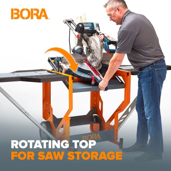 BORA Portacube STR Miter Saw Workstation | Workstation | Bora Tools – Diamond Tool Store