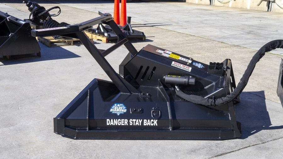 Skid Steer Disc Mulchers | Dirt Mulcher | Blue Diamond Disc Attachment ...