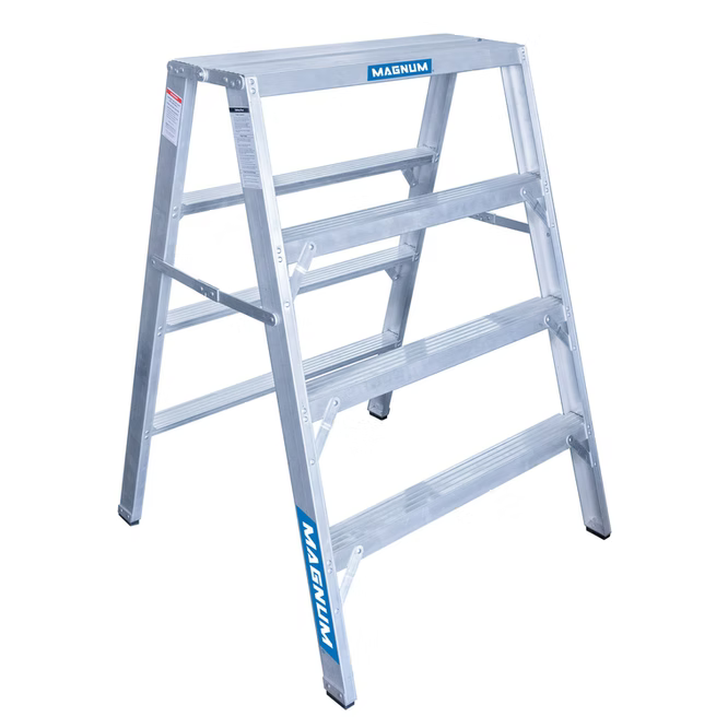 4' Aluminum Step-Up Bench | 4ft. Aluminum Sawhorse Step-Up Bench ...