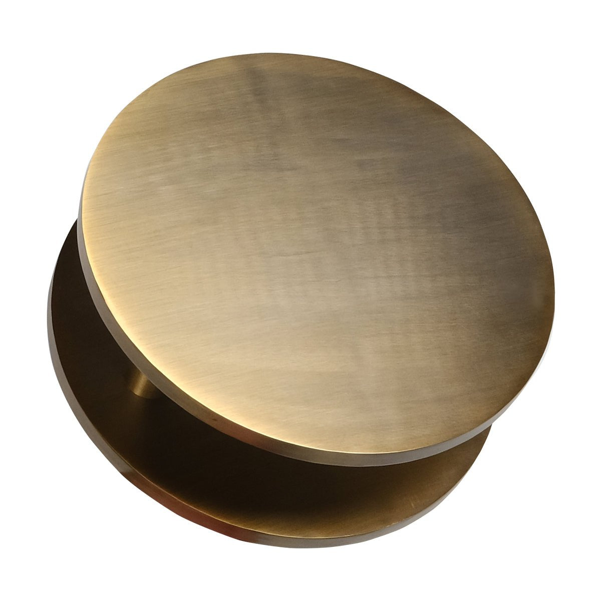 Large Circular Door Pull | Brass Circle Door Handle | Black Handle ...