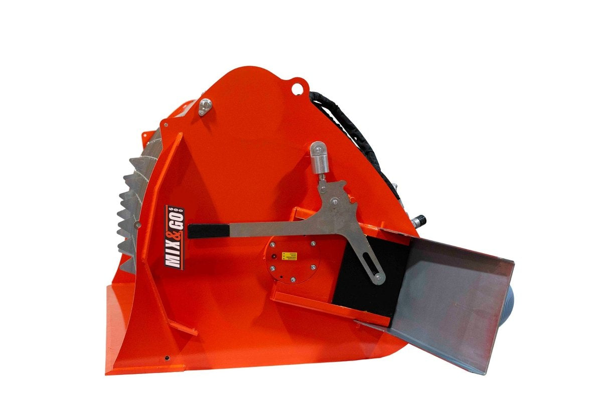 Mix & Go Concrete Mixer 600 | Skid Steer Attachment | Eterra – Diamond ...
