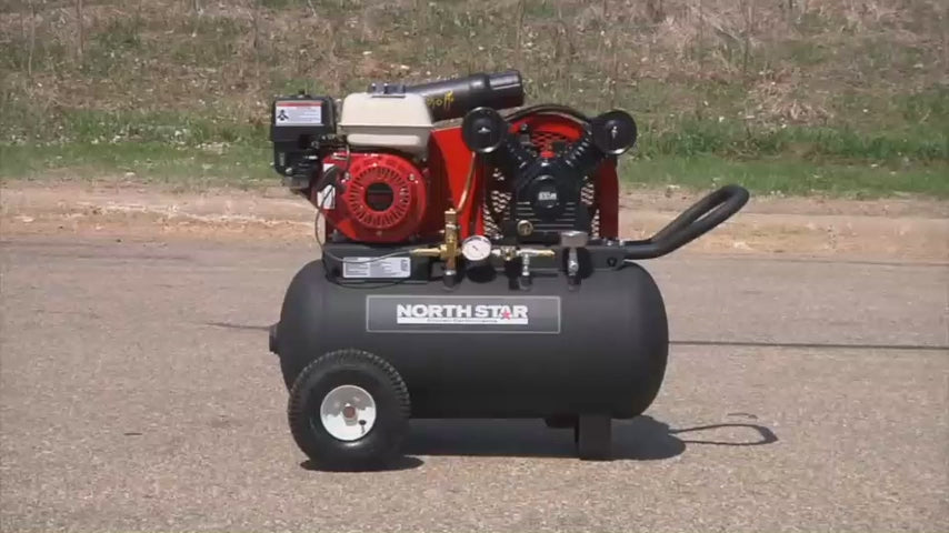NorthStar Portable Gas Powered Air Compressor | 13.7 CFM @ 90PSI ...