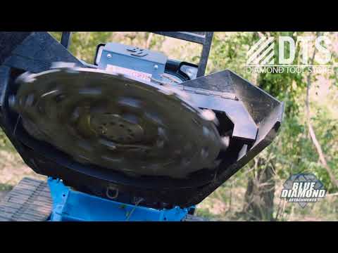 Skid Steer Disc Mulchers | Dirt Mulcher | Blue Diamond Disc Attachment ...