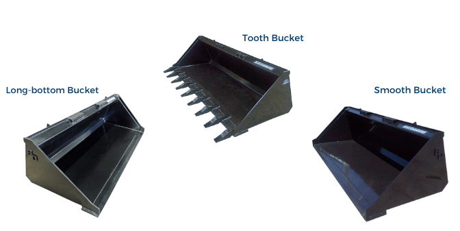 Skid Steer Bucket for General Purpose | Tooth Bucket | Smooth Bucket ...