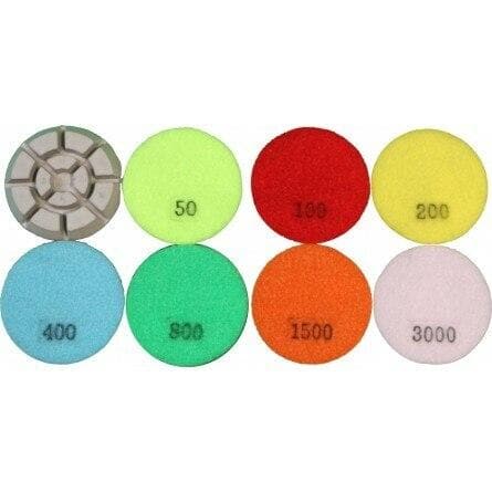 3" Premium Wet Polishing Pucks | Concrete Polishing Pads | Wet Pads ...