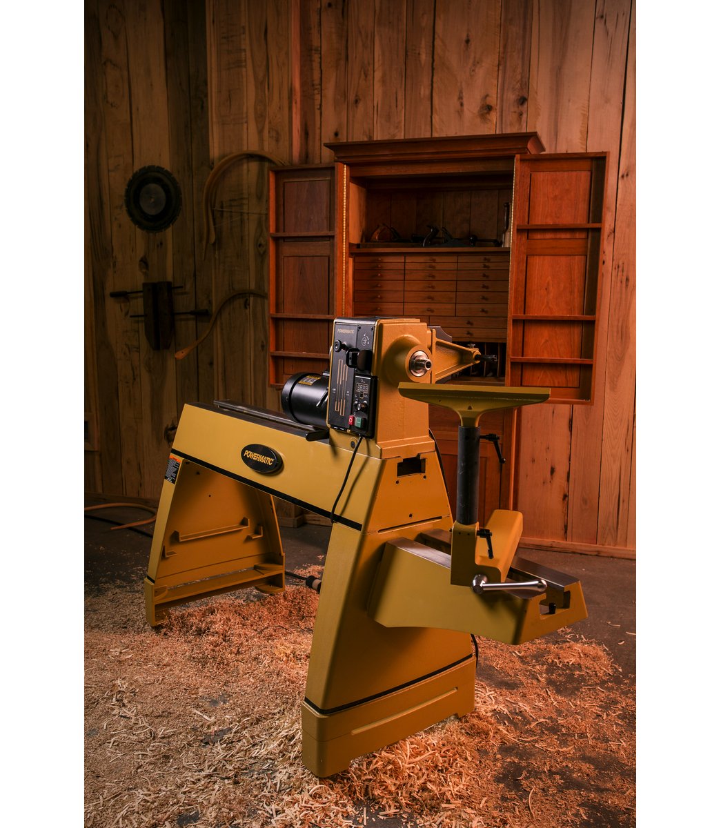 3520C Lathe, 2HP, 1PH, 220V | Powermatic 3520 | Lathe Machine for Wood ...