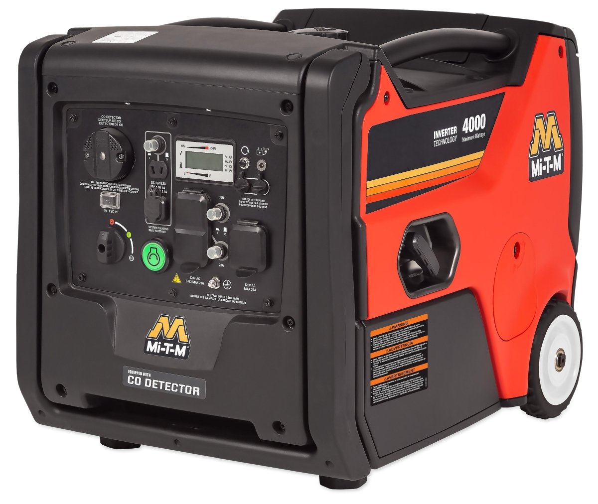 4000-Watt Gasoline Inverter Generator | Mi-T-M Portable Generator ...