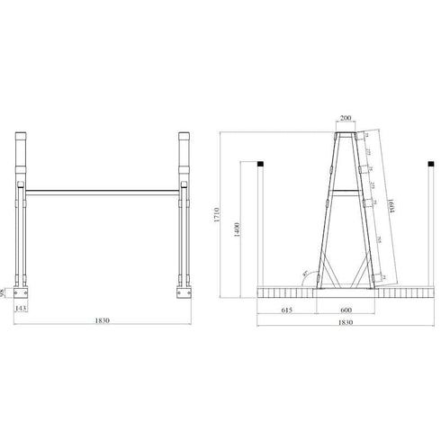 Aardwolf Storage A Frames | A Frame | Material Handling Fabrication ...