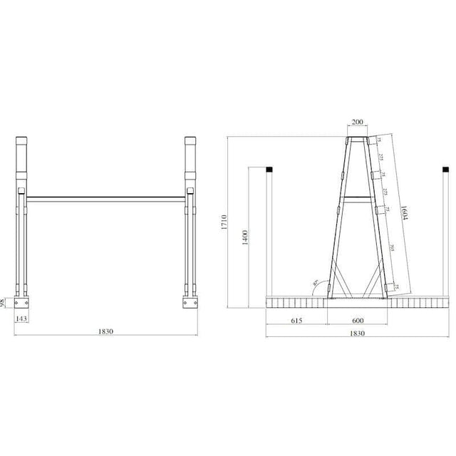 Aardwolf Storage A Frames | A Frame | Material Handling Fabrication ...