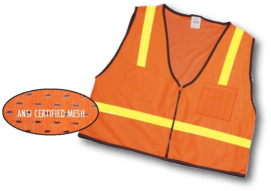 ANSI Class 1 Surveyor Vest | High Visibility Vest | Mesh Back Vest ...