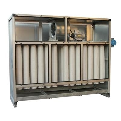 Automatic Dust and Sludge Collection Booth | Large Shop Dust Equipment ...