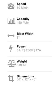 Blastpro Self-Propelled Portable Shot Blaster | BP-9-SP Shot Blaster – Diamond Tool Store