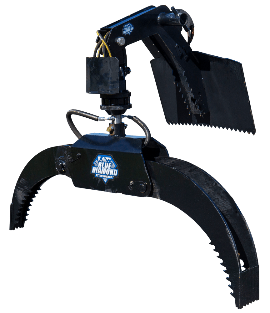 Blue Diamond Mini Log Grapple | Grapple Attachment for Mini Skid Steer ...