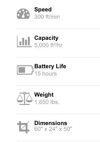 BRB-1600 Ride-On Floor Scraper | Blastpro Scraper | Blast Pro – Diamond Tool Store