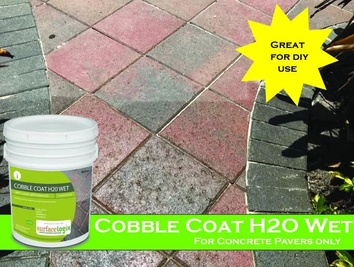 Cobble Coat H20 | Water Based Sealer | Wet Look Sealer | Paver Sealer ...