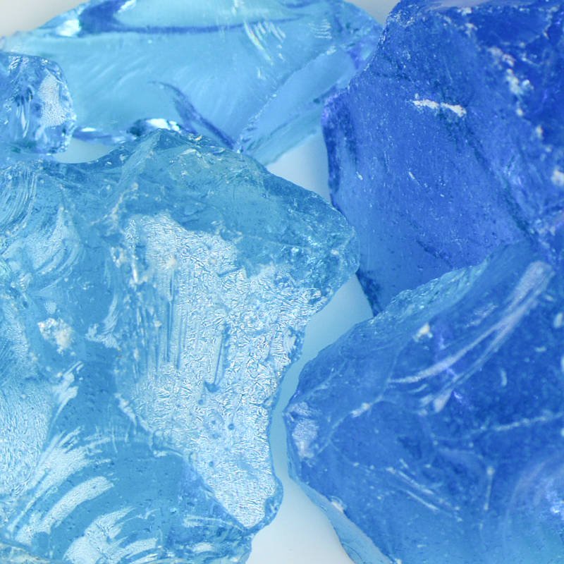 Crystal Turquoise Landscape Glass | Fireplace Glass | Pool Glass ...