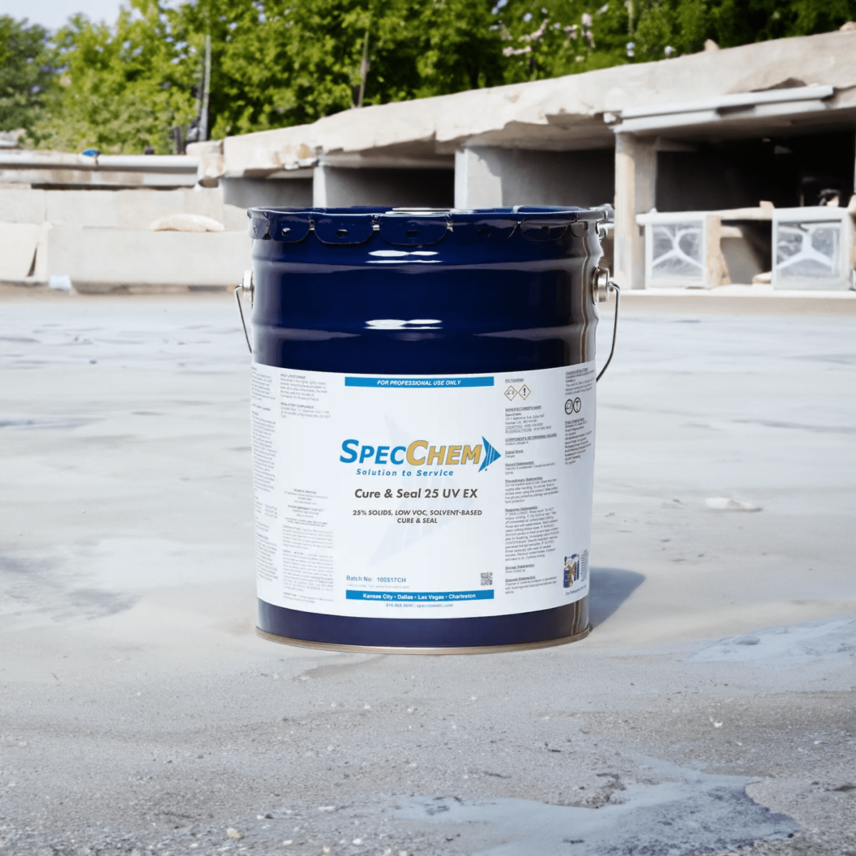 Cure & Seal 25 UV | Spec Chem Products | Specialty Concrete Mix ...