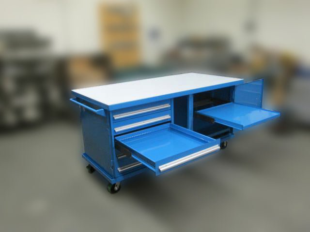 Custom Mobile Utility Work Cart | Custom Cart | Industrial Work Carts ...