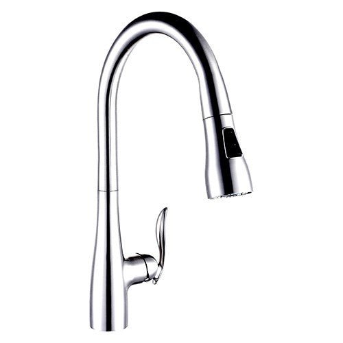 Dakota 16 1/2 Inch Single Hole Pull-Down Pre-Rinse Kitchen Faucet ...