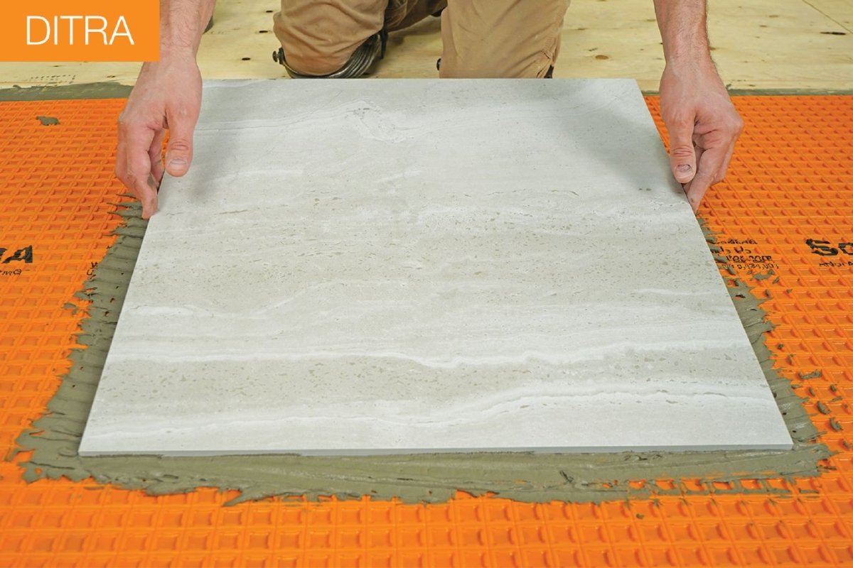 DITRA Uncoupling & Waterproofing Membrane | Schluter Systems – Diamond ...