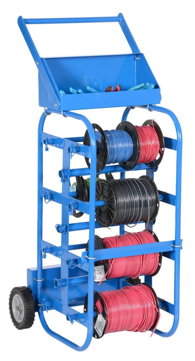 Economy Wire Reel Caddy | Wire Reel Cart | Wire Wheel Cart | Vestil ...