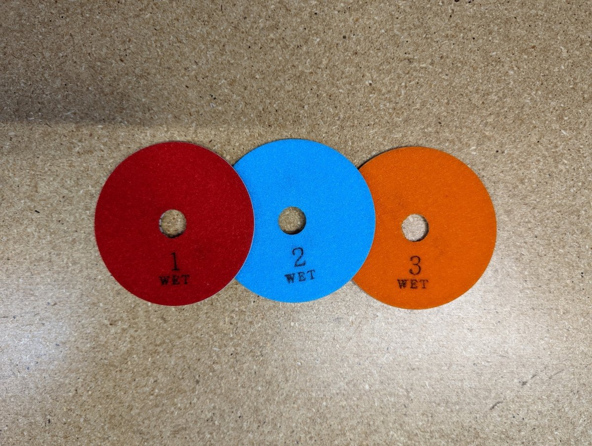 Engineered Polishing Pad (Wet) - 3 Step | 3 Step Diamond Polishing Pad ...