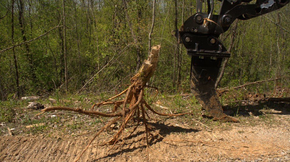 Excavator Tree Grubber | Shrub Removal Tool | Tree Removal – Diamond ...