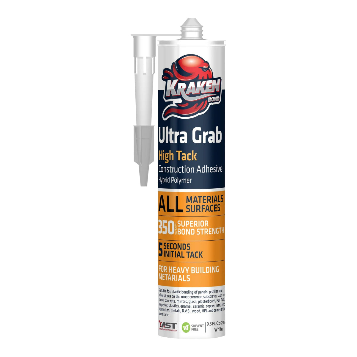 High Tack Construction Adhesive 290 ml | AST-Polymer-Based Adhesive ...