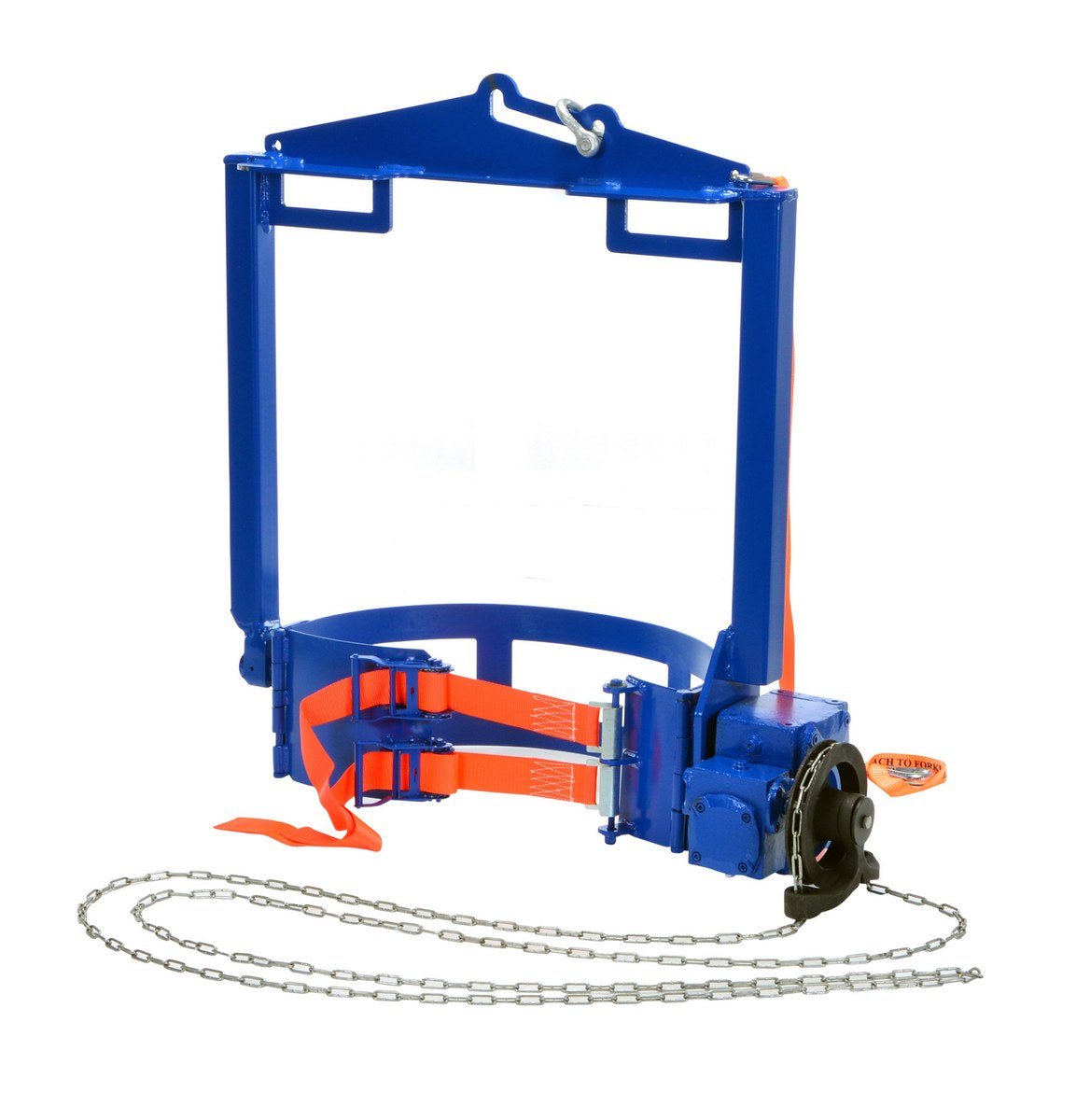 Hoist Mounted Drum Carrier/Rotators | Drum Lifting Handling Equipment ...