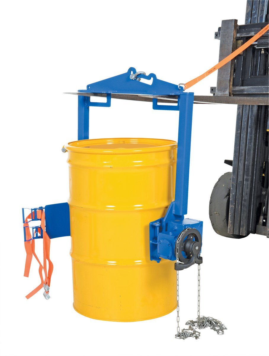 Hoist Mounted Drum Carrier/Rotators | Drum Lifting Handling Equipment – Diamond Tool Store
