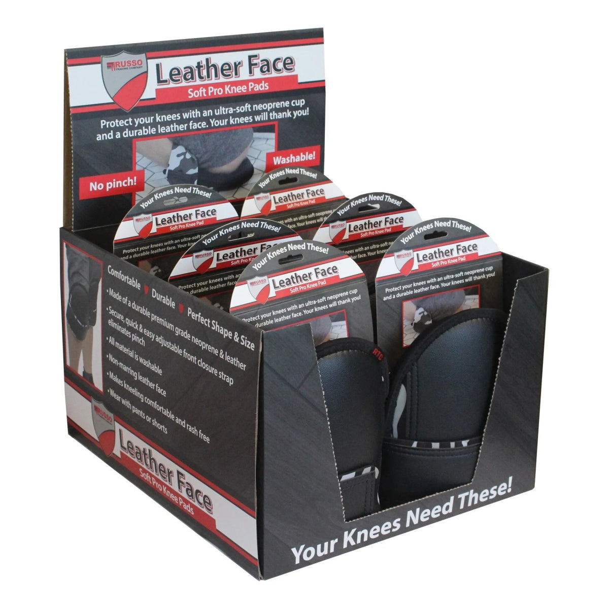 Leather Face Knee Pads | Knee Protector | Knee Protection | Kneepads ...