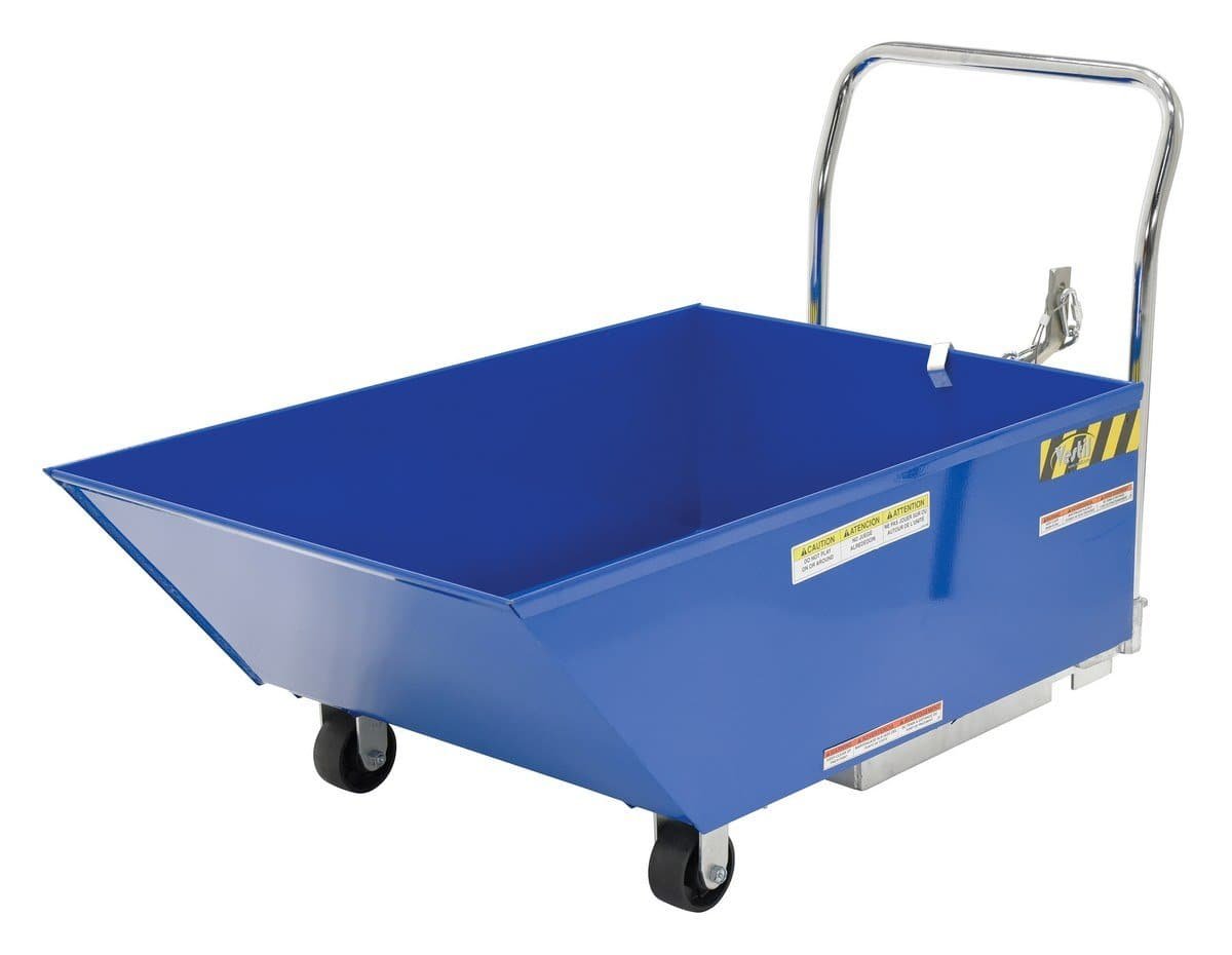 Low Profile Parts Hoppers | Hopper for Chips | Small Dumpster Cart ...