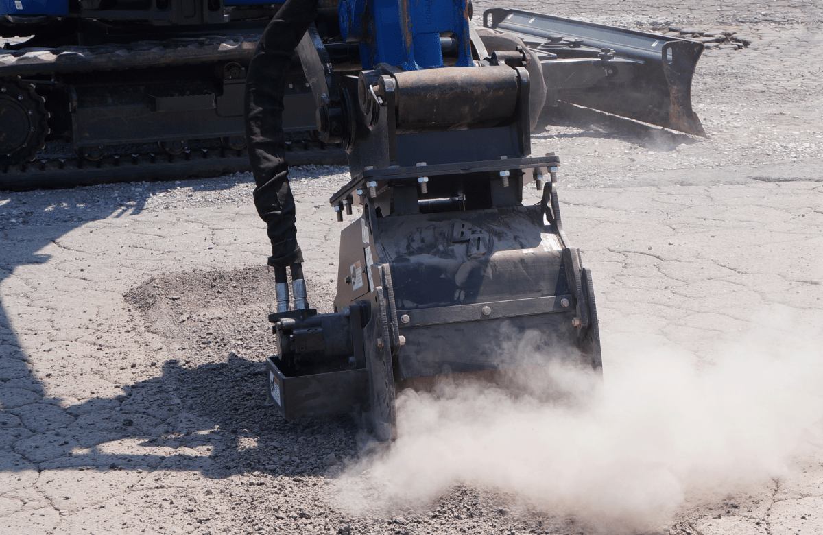 Mini Excavator Cold Planer | Mini Excavator Attachment | Planers ...