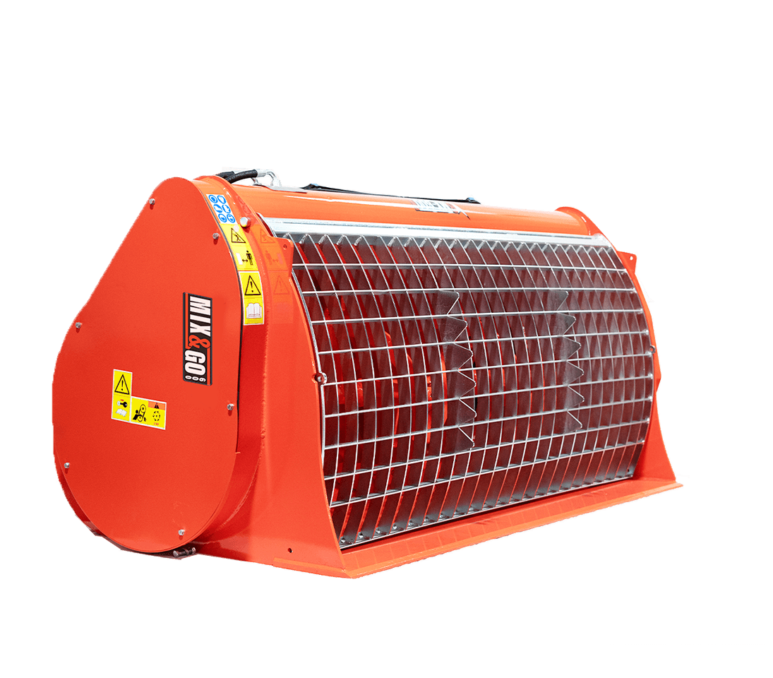 Mix & Go Concrete Mixer 600 | Skid Steer Attachment | Eterra – Diamond ...