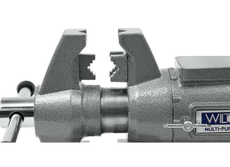 Multi-Purpose Bench Vise, 5-1/2" Jaw Width, 5" Jaw Opening 2-3/4" Thro ...