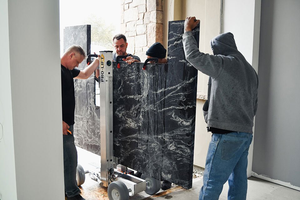 Omni Cubed Pro Lift | Countertop Installation Cart | Granite Cart ...