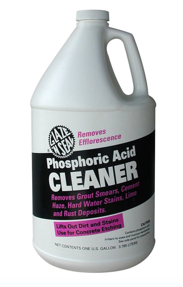 Phosphoric Acid Cleaner | Glaze 'N Seal | Acid Cleaner | Grout Remover ...