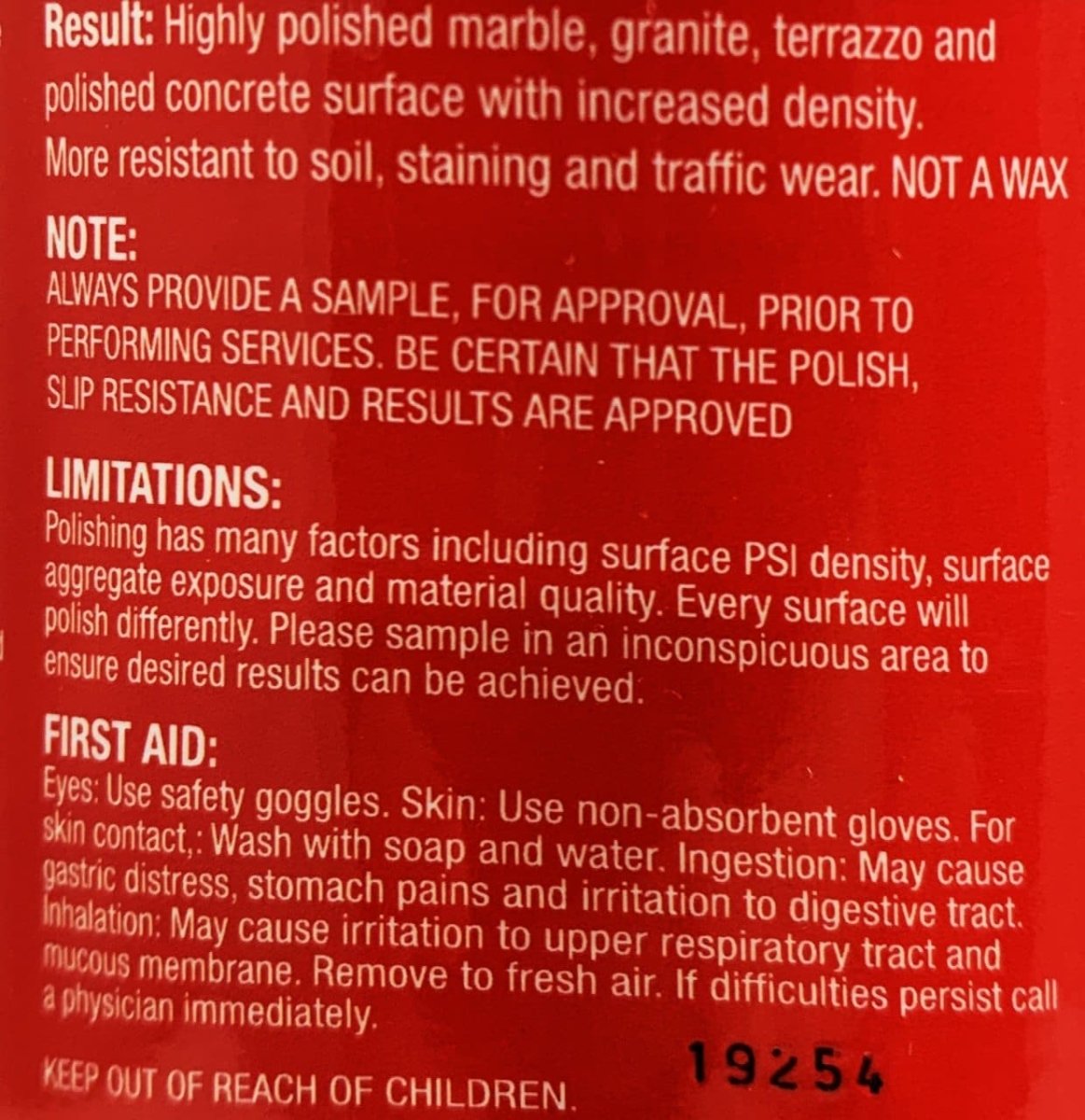 Polish Pro Crystallizer | Marble Crystallizer | Marble Restoration ...