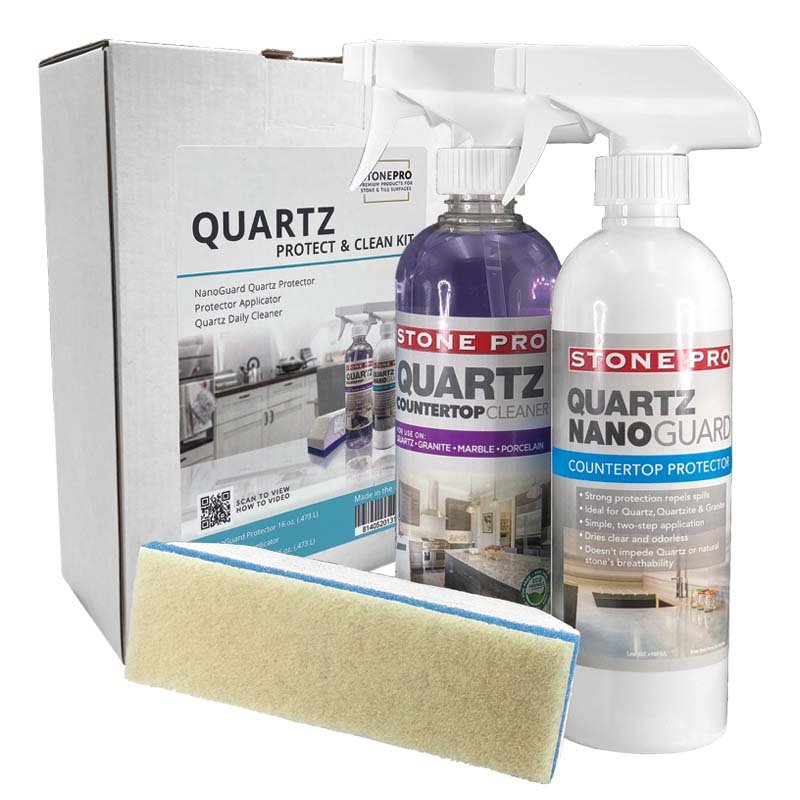 Quartz Nanoguard Protection Kit | Sealer and Cleaner | Quartz Cleaner ...