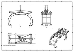 Rock Lifter Grapple - Boulder, Stone, & Rock Grabber Attachment ...